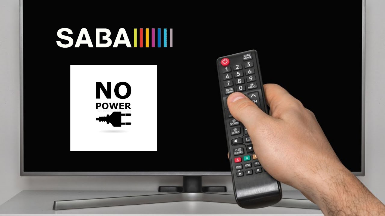 How To Repair A TV That Won't Turn On [SABA 43"] - YouTube