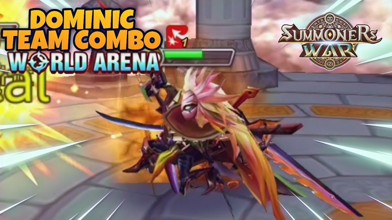 Dominic Team Combo in World Arena Ep. 2 - Summoners War - YouTube