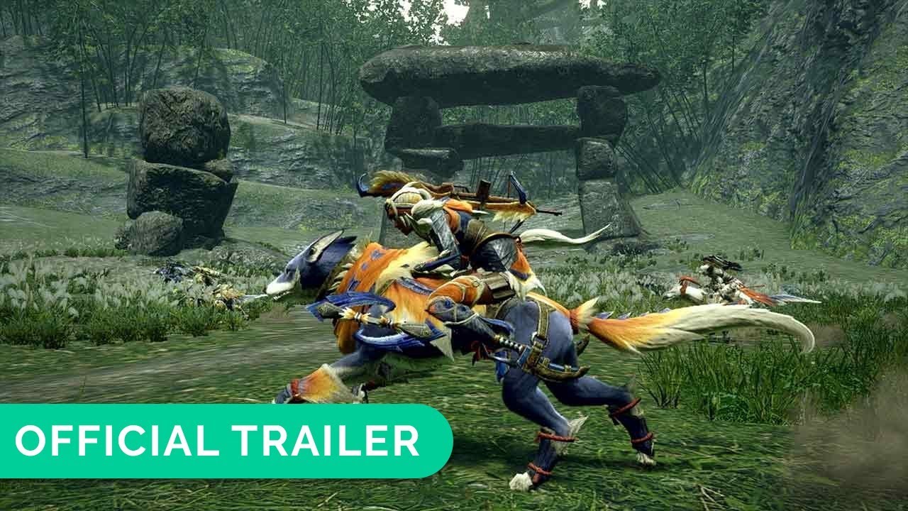 Monster Hunter Rise - New Palamute Armor Showcase Gameplay - YouTube