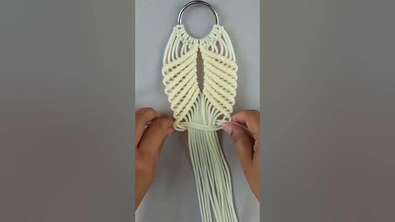Macrame Leaf Pattern Tutorial #macrameleaf #macramepattern #macrametutorial #macramè #edianitatv ...