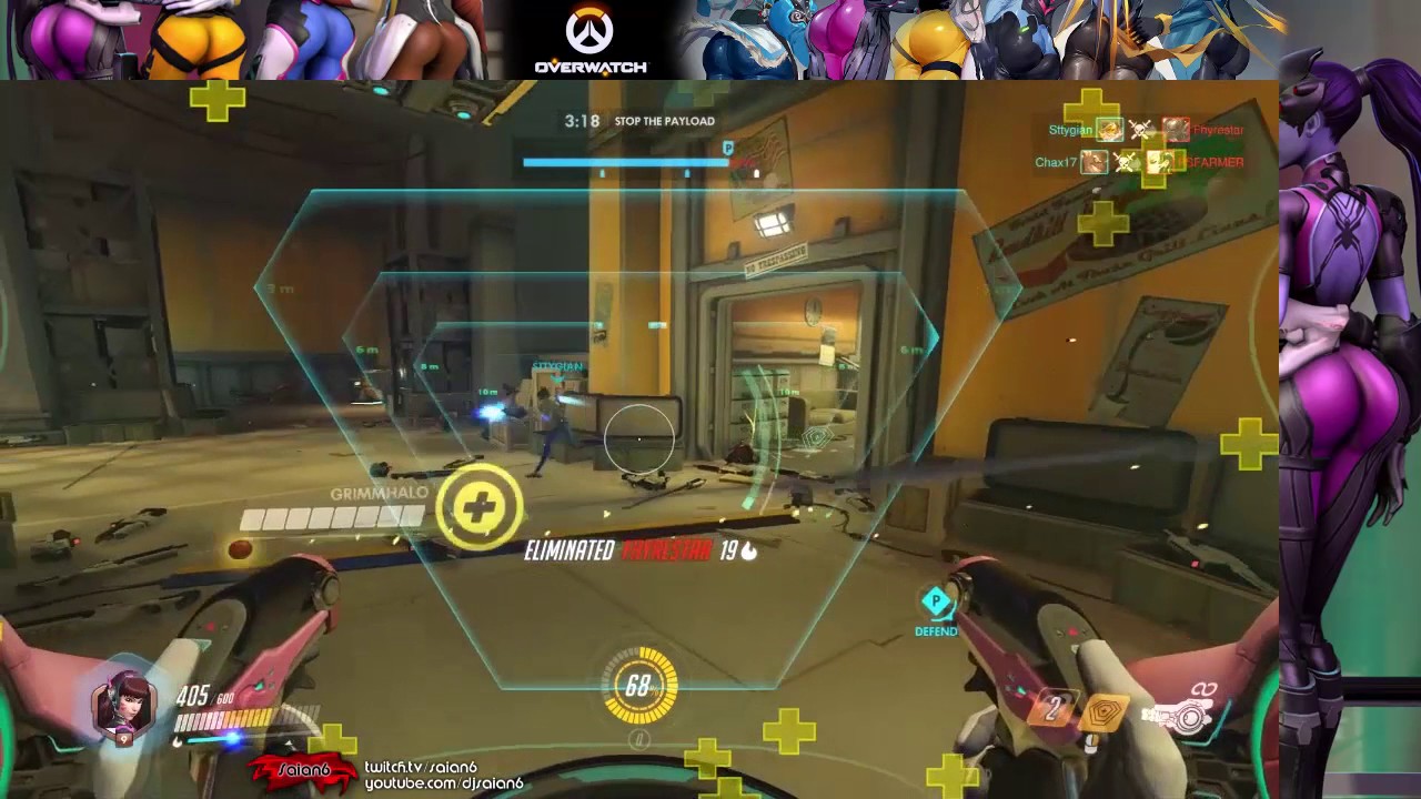 Overwatch - EP14 - Dva Gameplay - Route 66 Map - YouTube