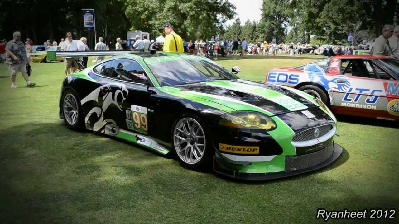 Jaguar XKR-S GT Race car - YouTube
