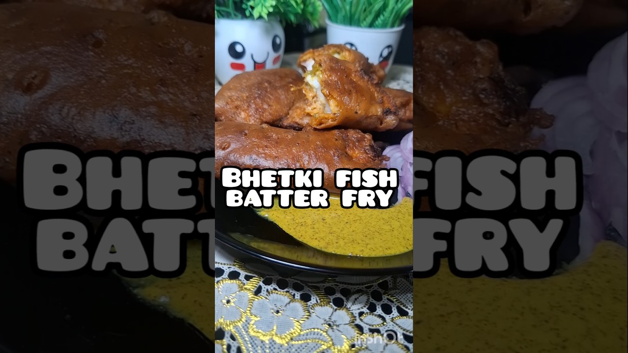 Bhekti fish batter fry |easy and tasty recipe | #shorts#food# ...