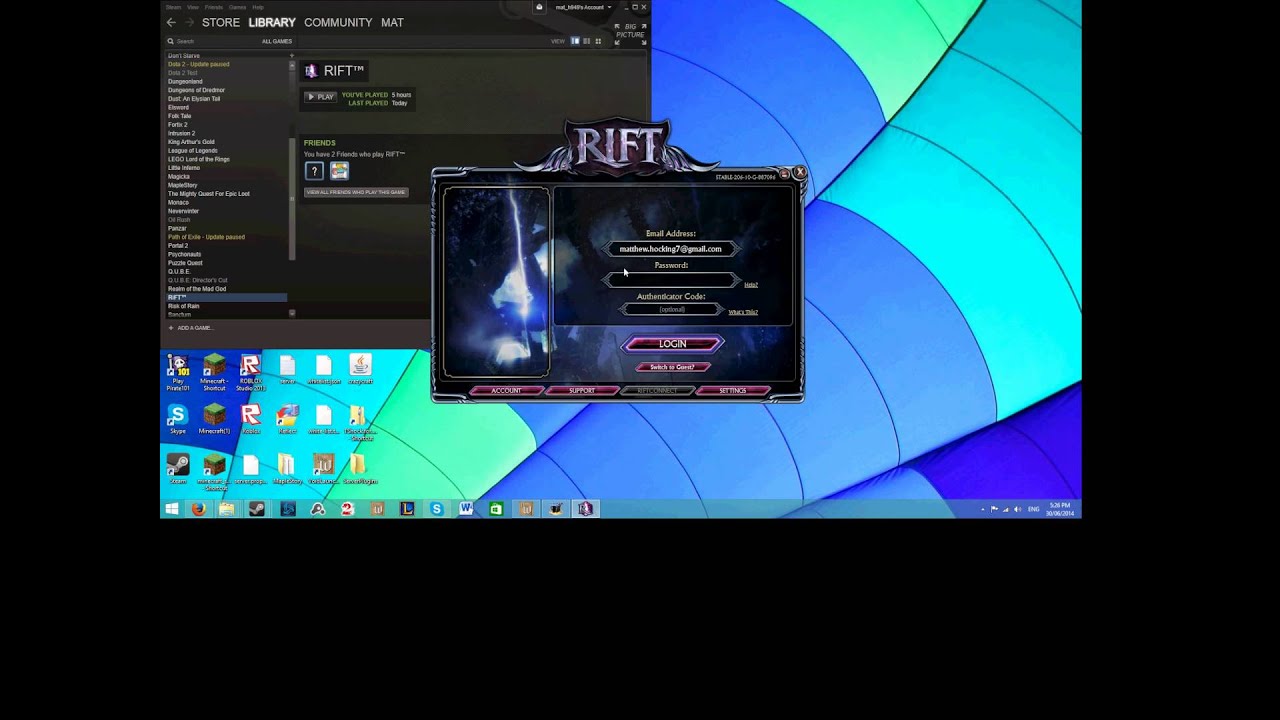 The RIFT Launcher!!!!!! - YouTube