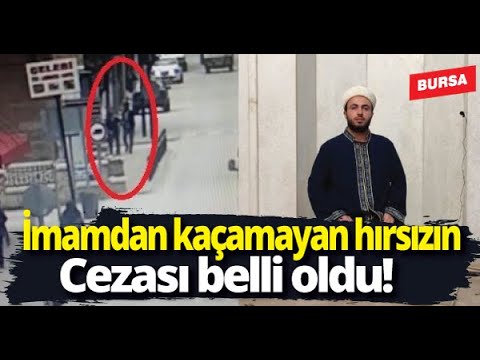 Bursa'da camiyi soyan hırsızın cezası belli oldu!