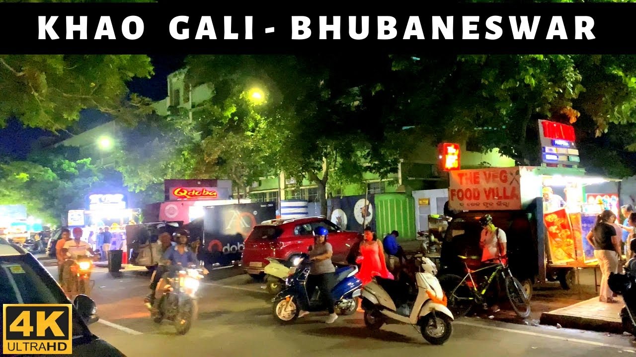 Bhubaneswar: [4K] Khao Gali | The Food Street | Near Ram Mandir ...