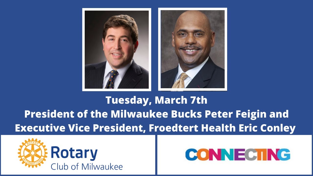 Tuesday Breakfast - Peter Feigin & Eric Conley on the Froedtert Health / Milwaukee Bucks ...