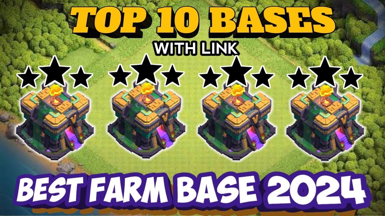 ANTI LOOT BASE TOP 10 TH14 FARM BASE WITH LINK || TH14 FARMING BASE ...