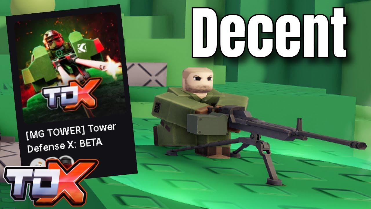 TDX's NEW Machine Gunner Tower!... | Tower Defense X | ROBLOX - YouTube