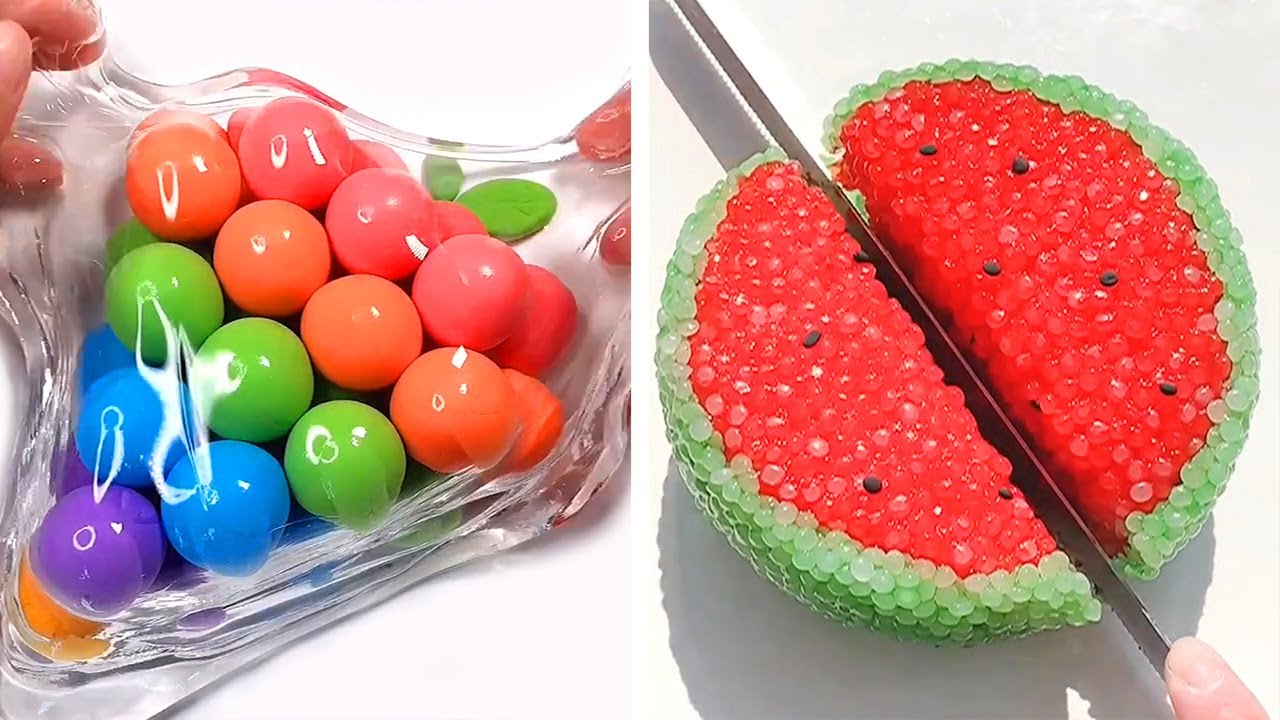 New Year New Slime - 24 Hours of Oddly Satisfying Slime ASMR - Relaxing ...