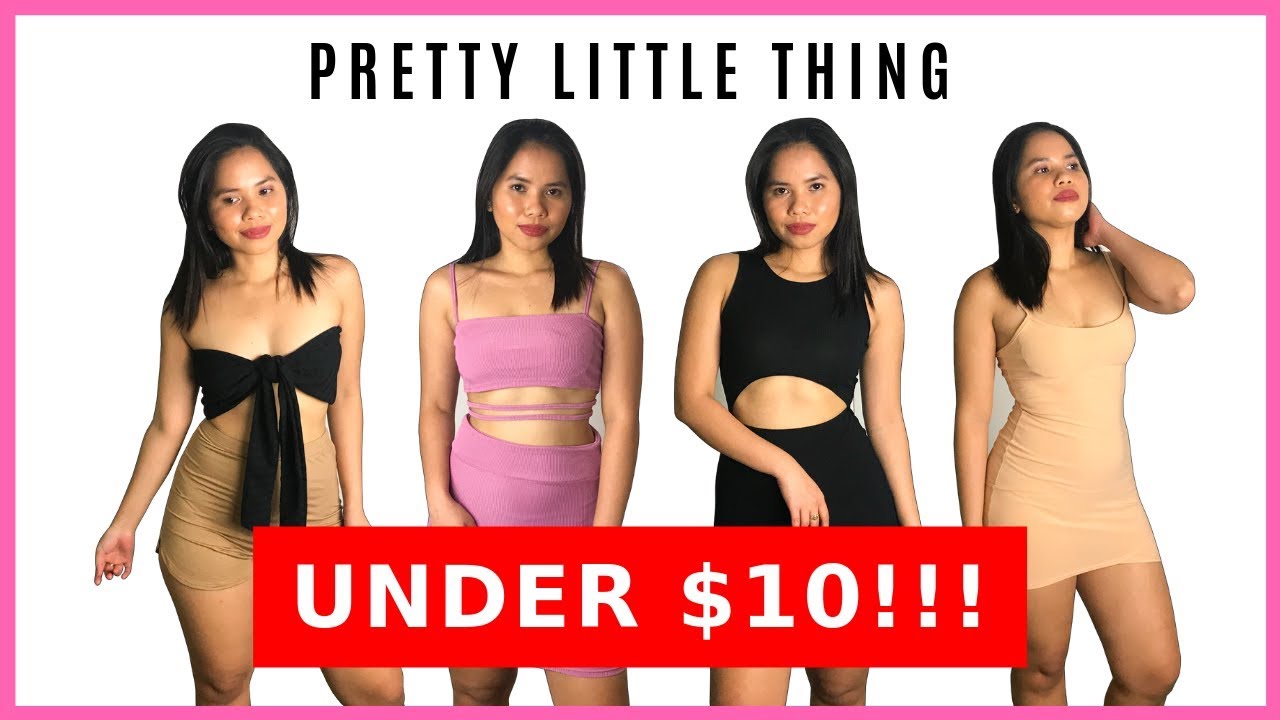 Pretty Little Thing Try On Haul...ALL UNDER $10!!! - YouTube