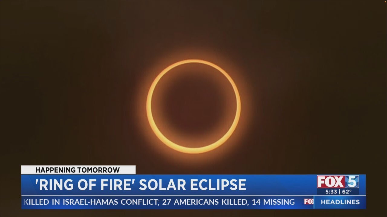 'Ring Of Fire' Solar Eclipse - YouTube
