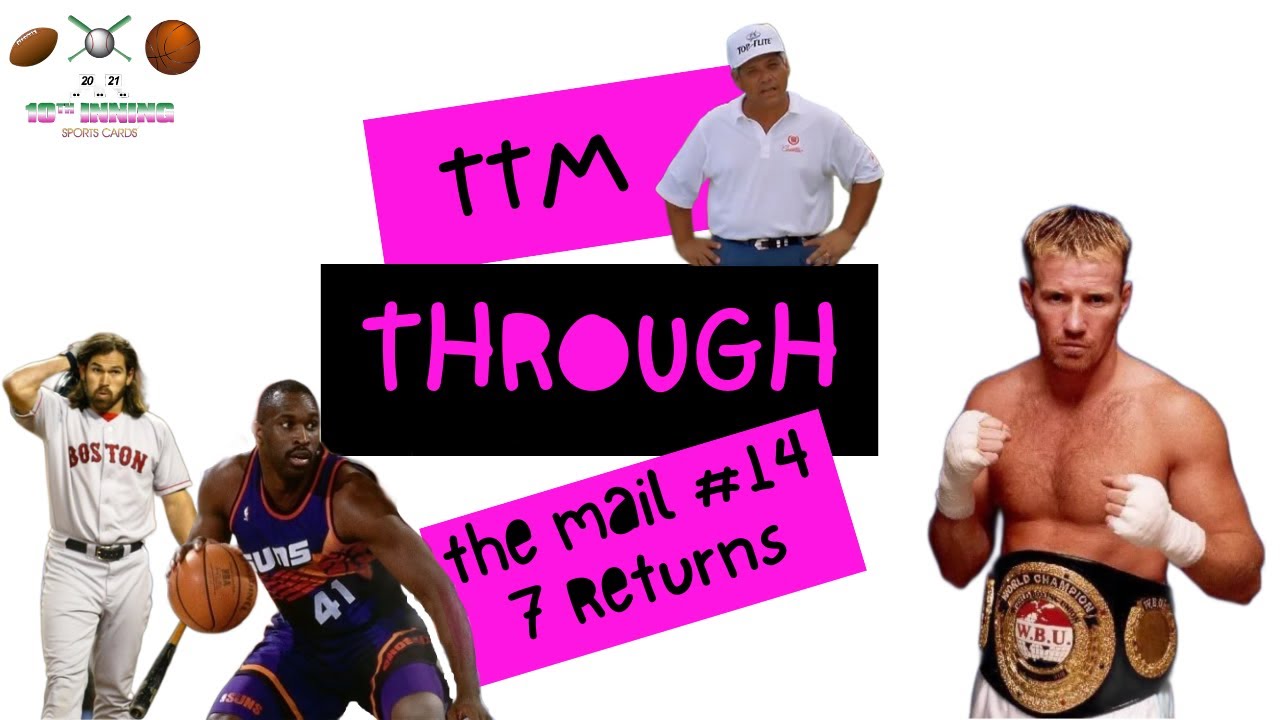 7 Autograph Returns Through The Mail! | TTM Autograph Collection #14 ...