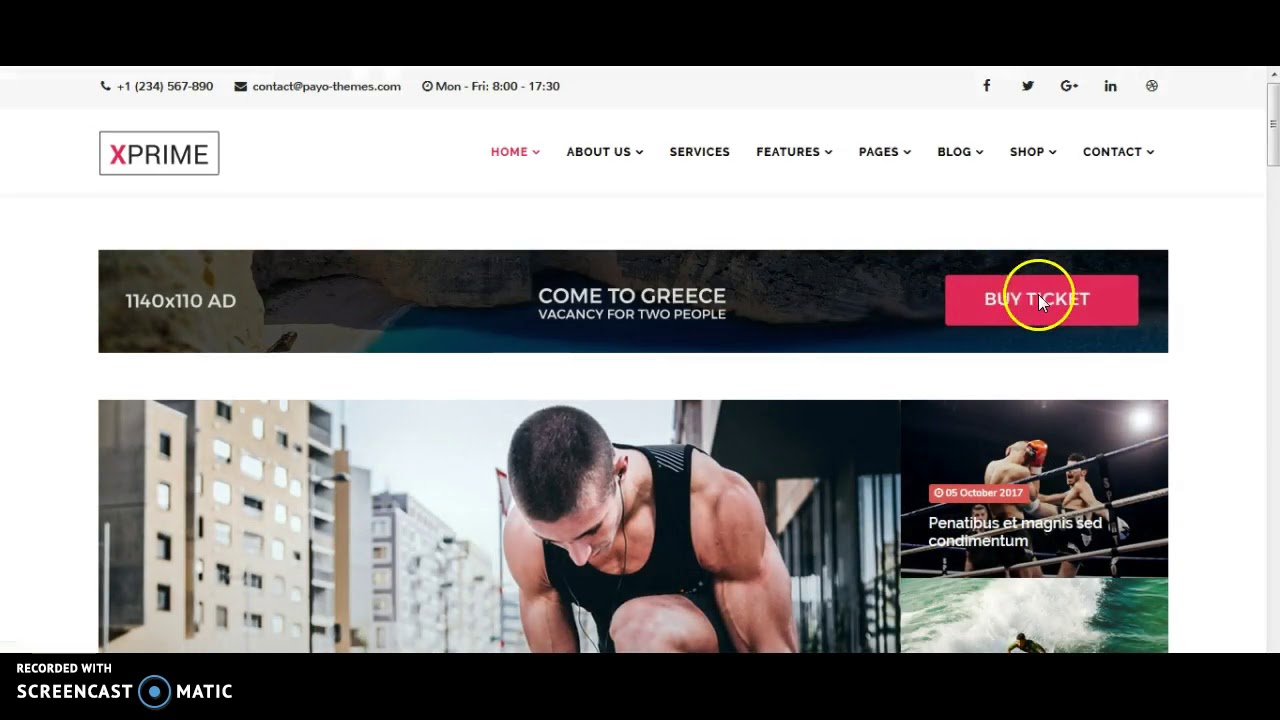 XPRIME - Responsive Multipurpose Joomla Template - YouTube