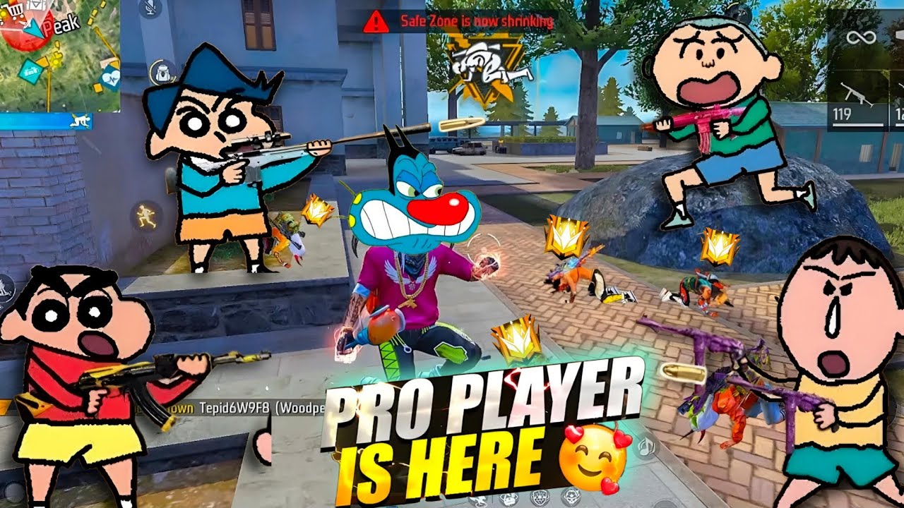 Playing Freefire with Kasukabe Gang 🔥 - YouTube