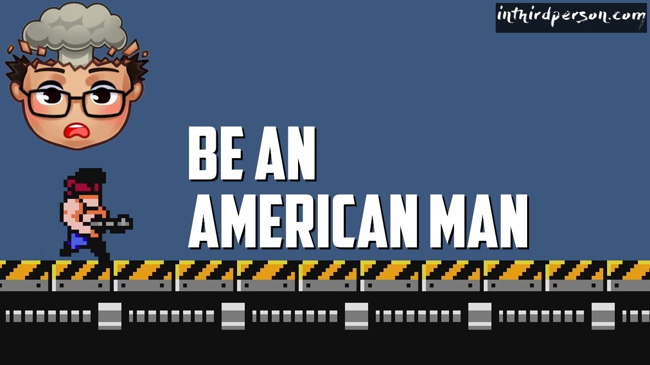 A Game About Being an American Man!? - (Indie Game Like Contra!) - YouTube