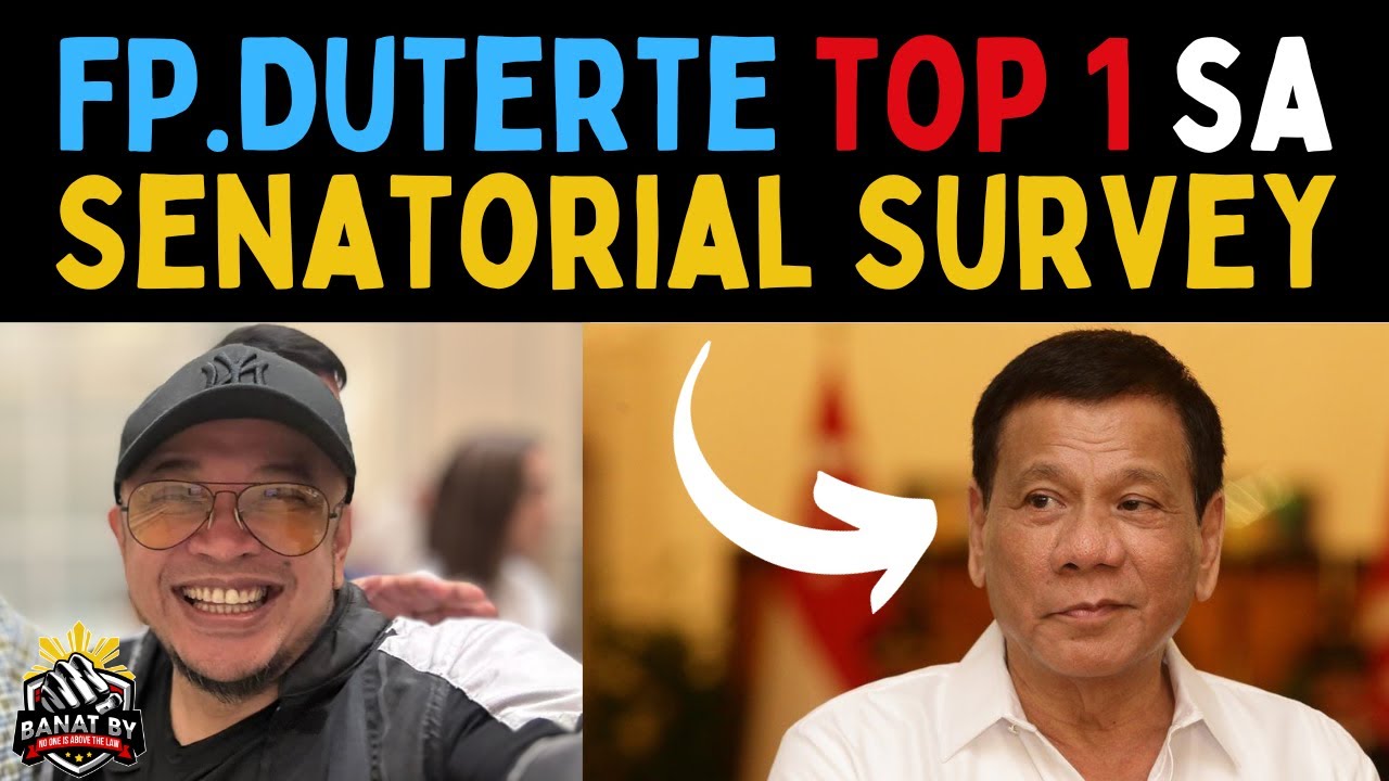 FP.Duterte top 1 sa Senatorial Survey - YouTube