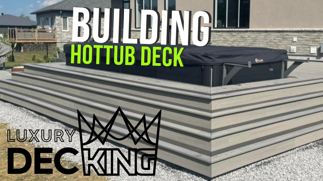 300 FEET of deck STEPS for this CUSTOM built HOTTUB DECK in GREELY ...