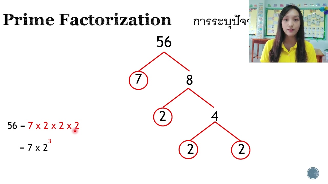 Clip 1: Grade 6 Prime Factorization (Factor tree) - YouTube