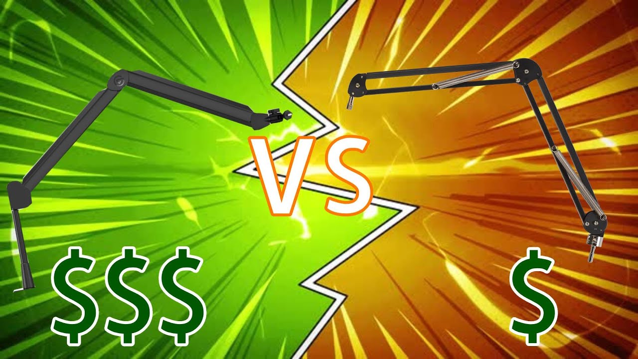 Cheap vs Expensive Boom Arms, What is the "Best Boom Arm?" - YouTube