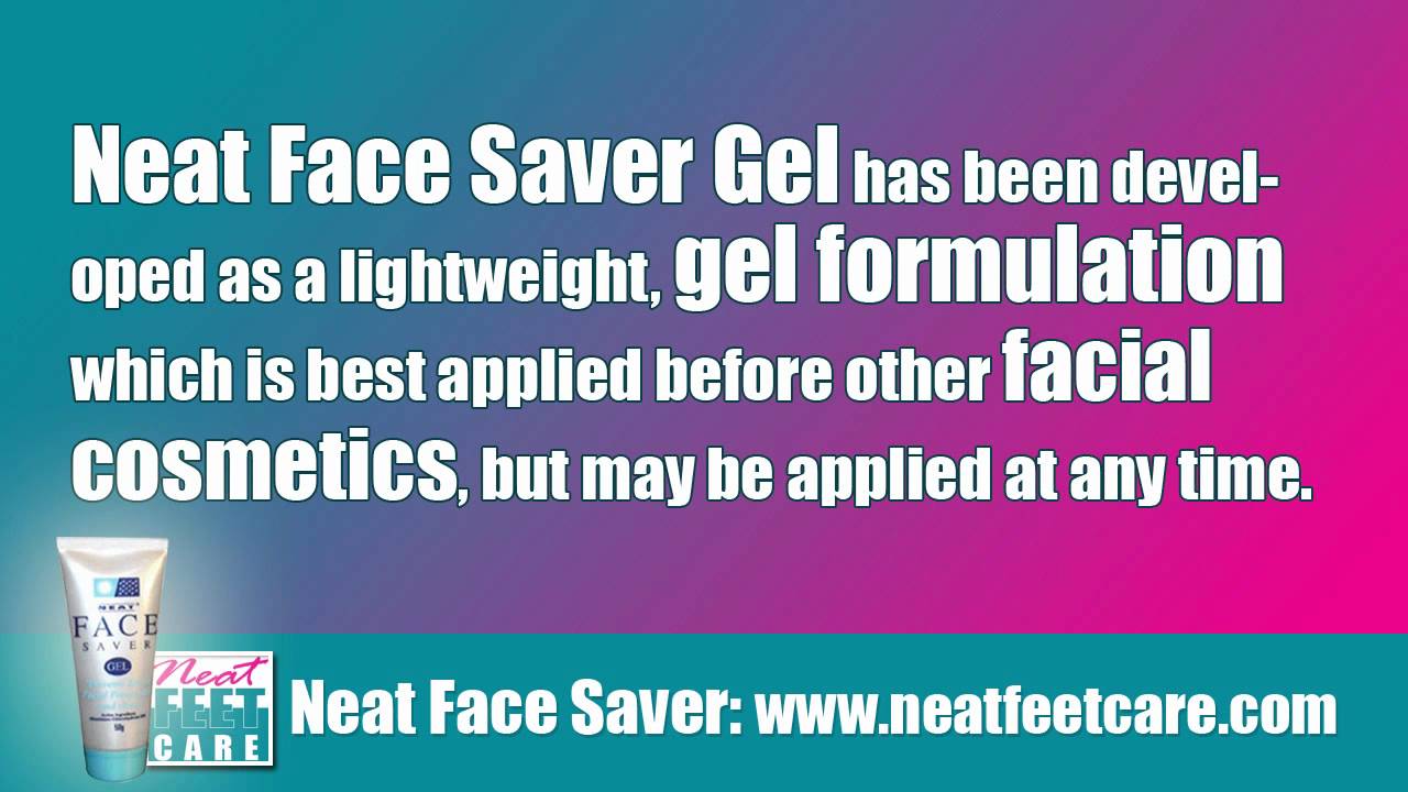 Facial Perspiration - Neat Face Saver Gel - YouTube