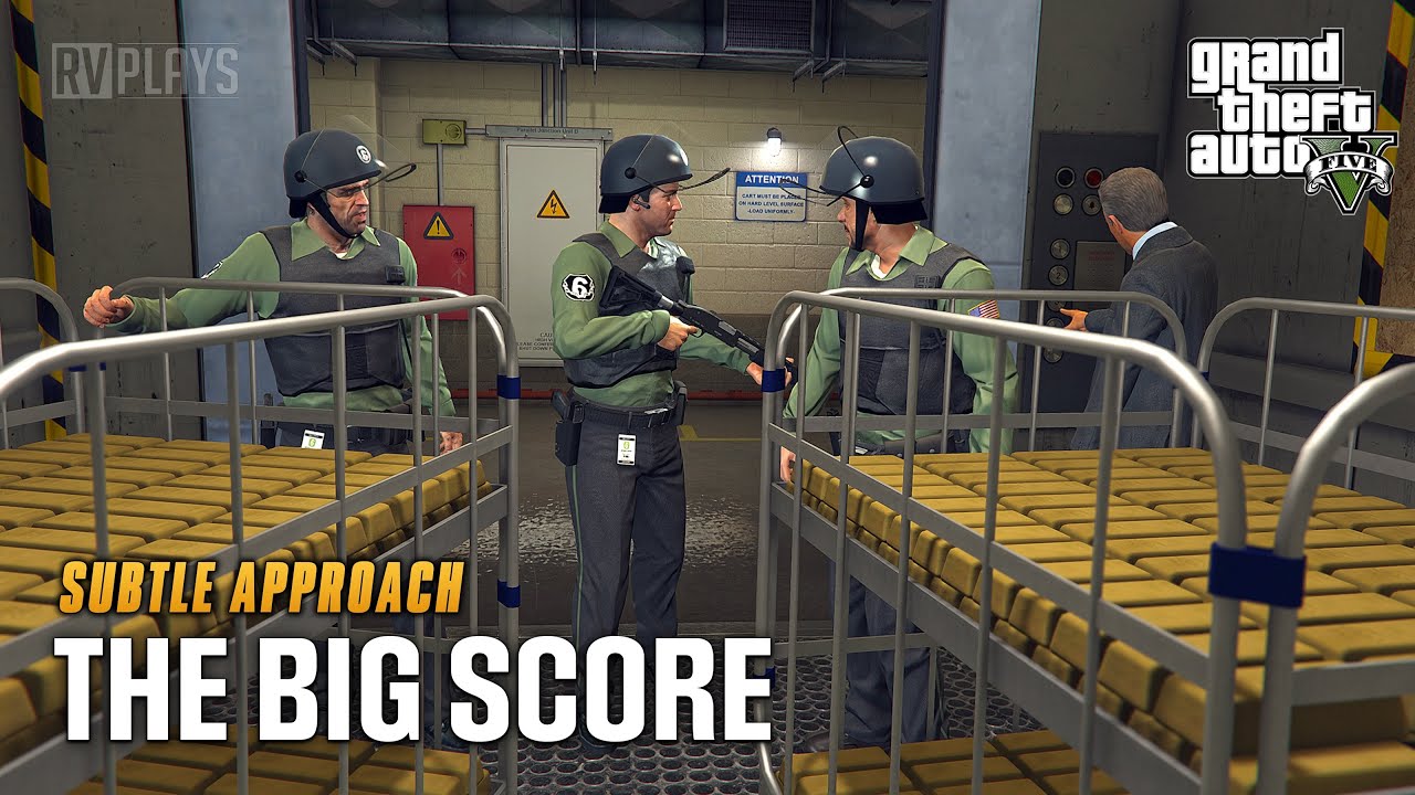 Grand Theft Auto V : The Big Score (PS5 Gameplay) - YouTube