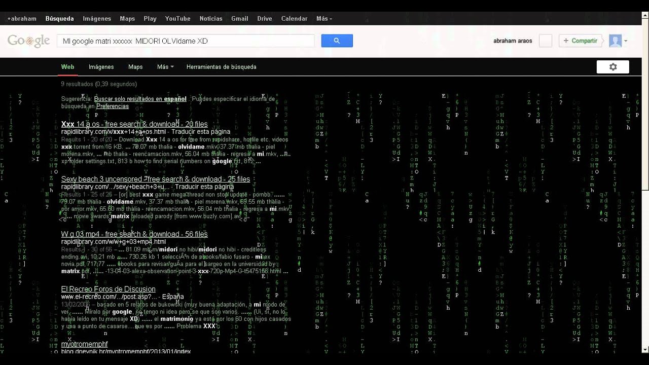 google matrix - YouTube