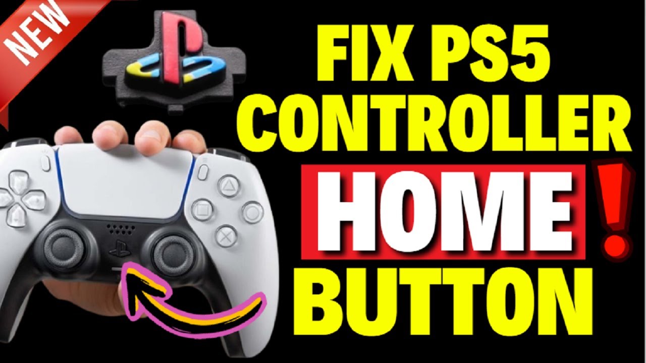 How to Fix PS5 Controller Home Button - YouTube