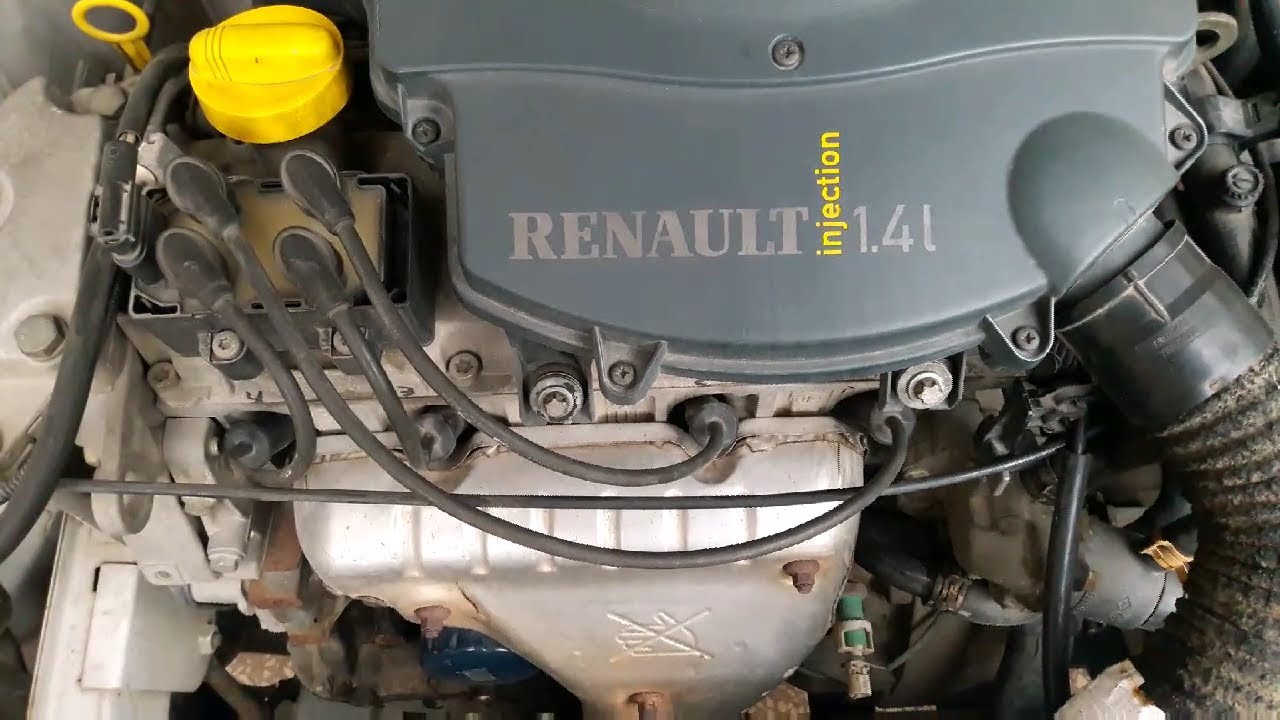 Renault E7J engine jh3 oil change - YouTube