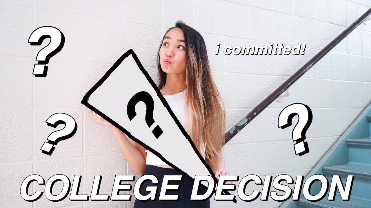my college decision 2019 revealing where i am going to college! - YouTube
