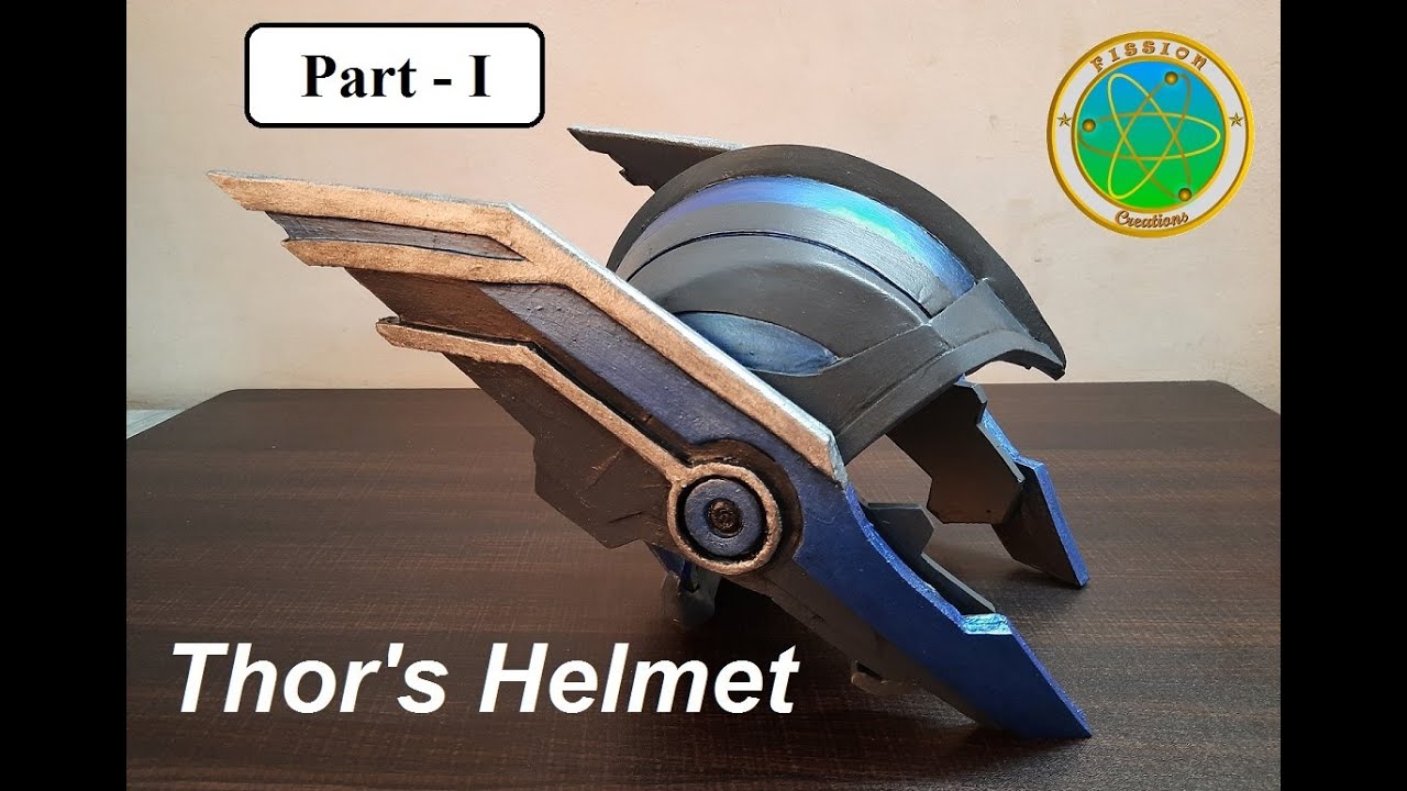 DIY Thor's Helmet (Part-I) || Cosplay Helmet || Thor Ragnarok || Marvel ...