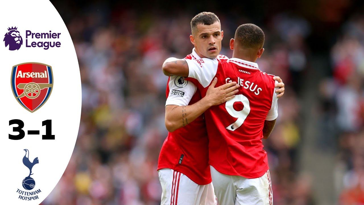 Arsenal vs Tottenham 3-1 Highlights & All Goals | Premier League 22/23 ...