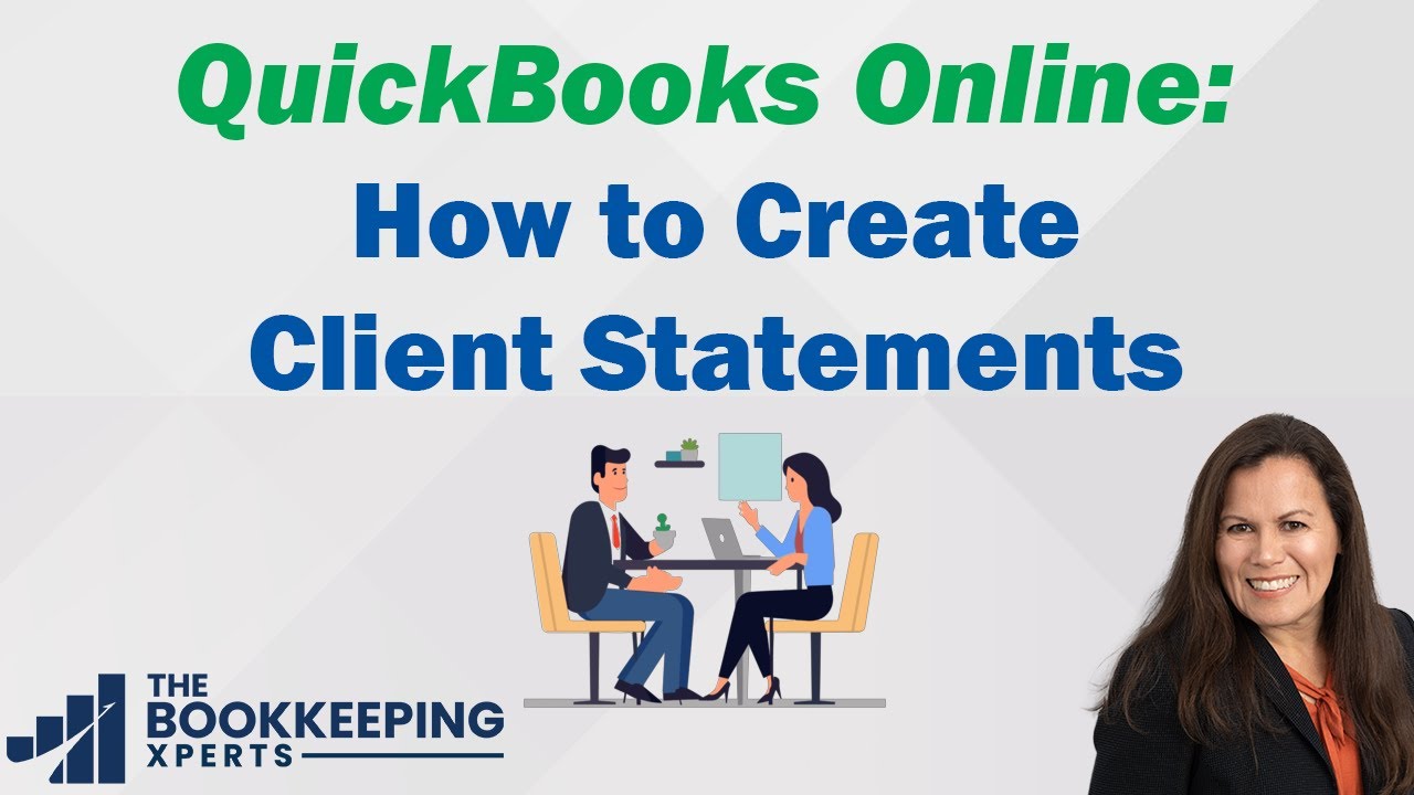 How to Create Client Statements in QuickBooks Online - YouTube