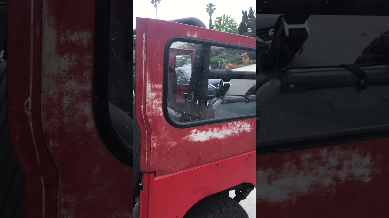FJ40 Hardtop install with weather-stripping - Part 4 - YouTube