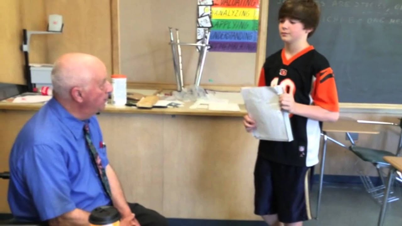 English 8th Grade - (Portfolio Project) - YouTube