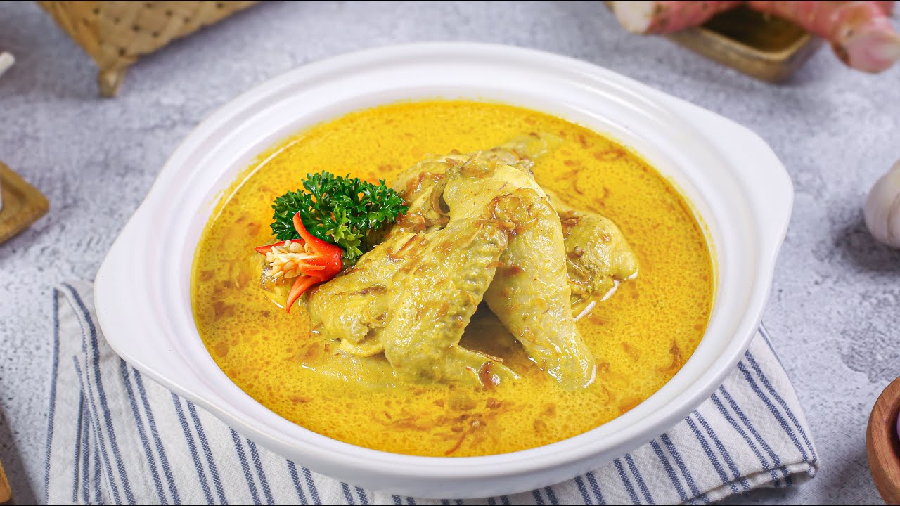 Ayam Kare Jawa Simple - Beraroma Sedap dan Bumbunya Meresap Sampai ...