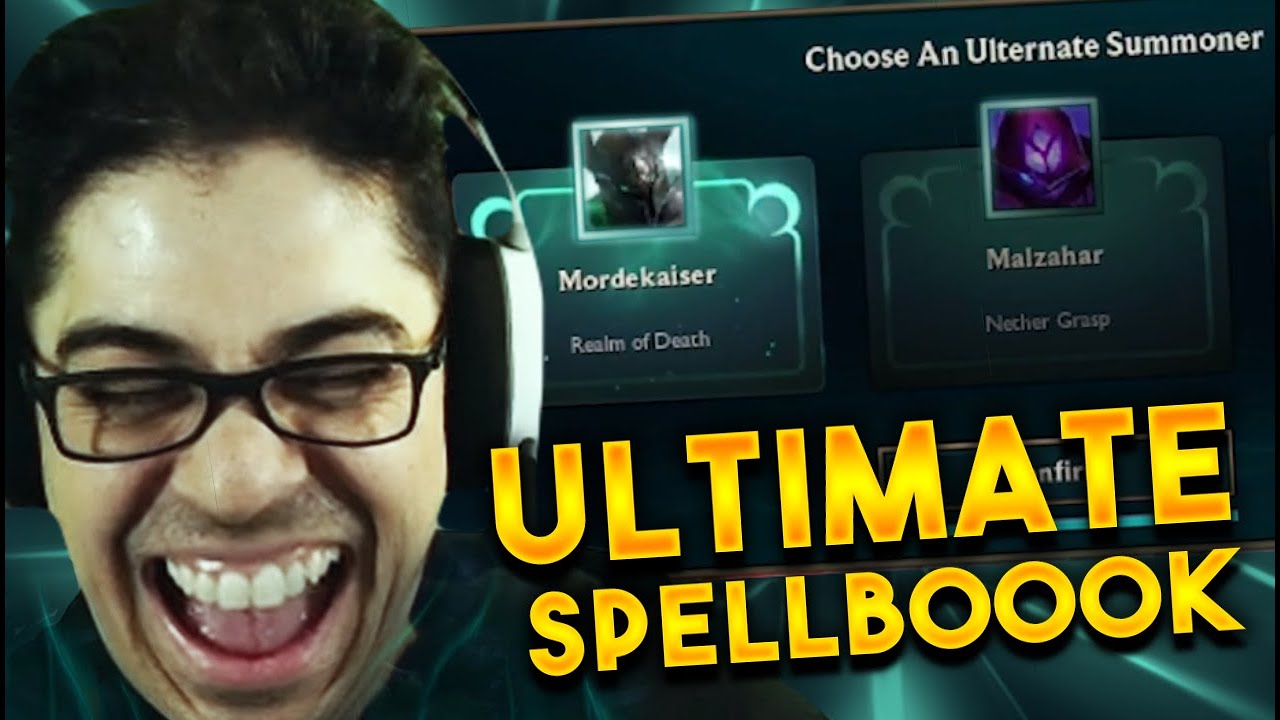 ULTIMATE SPELLBOOK MORE LIKE ULTIMATE INTING LOL - YouTube