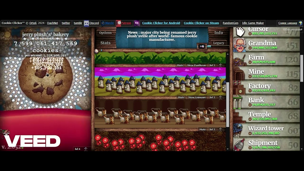I got 75 WIZARD TOWERS in cookie clicker and much more! l PART 1 - YouTube