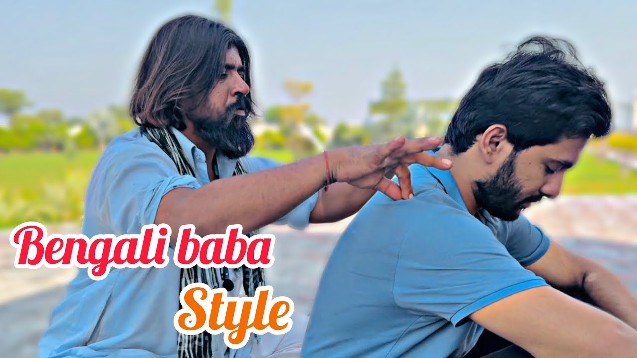 ASMR MASSAGE BY BENGALI BABA (ASMR RELAXING HEAD,BACK & CRACKS MASSAGE ...