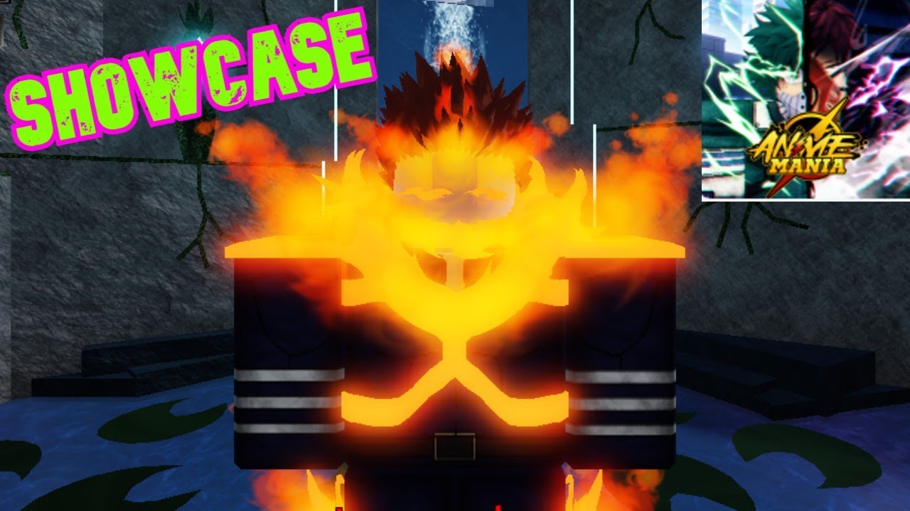 ENDEAVOR SHOWCASE - ANIME MANIA ROBLOX - YouTube