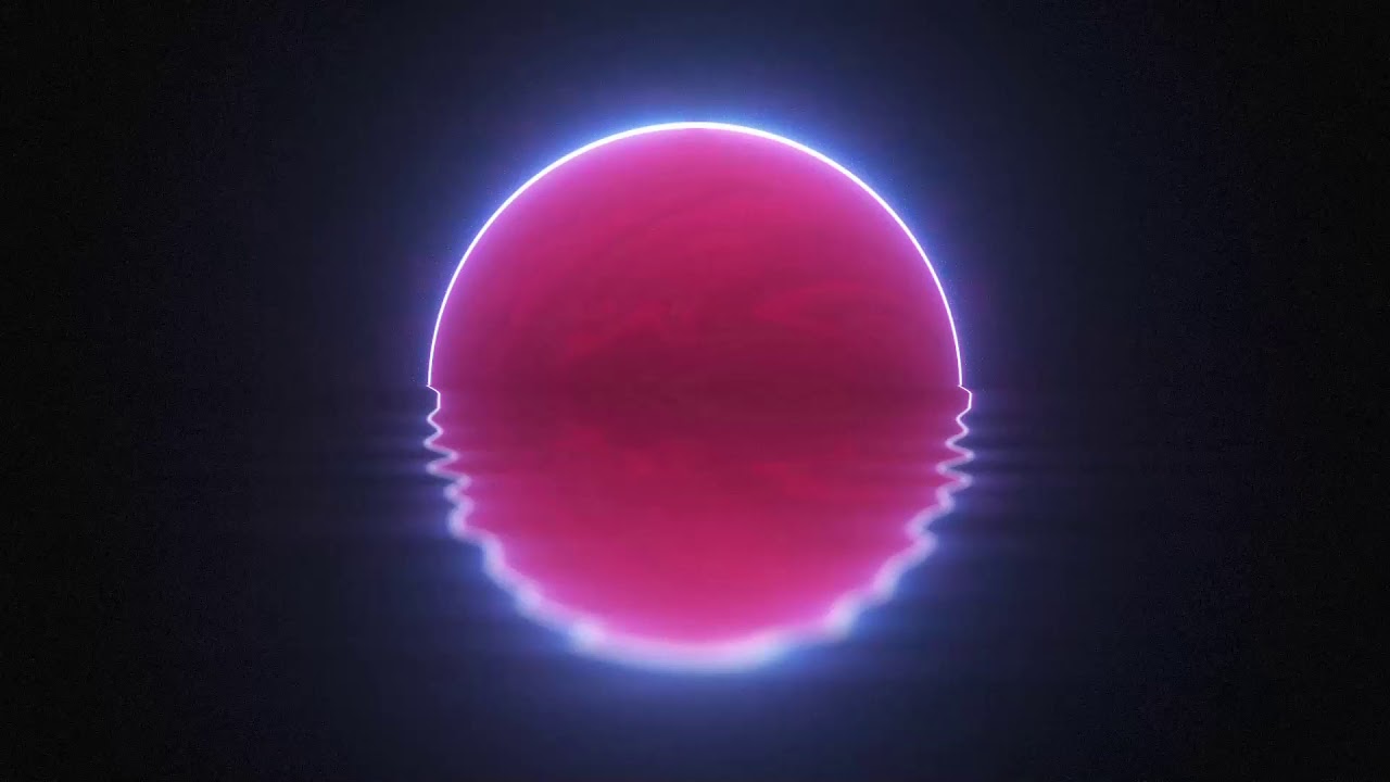 Vaporwave Sun Looping animation is done using after effects - YouTube
