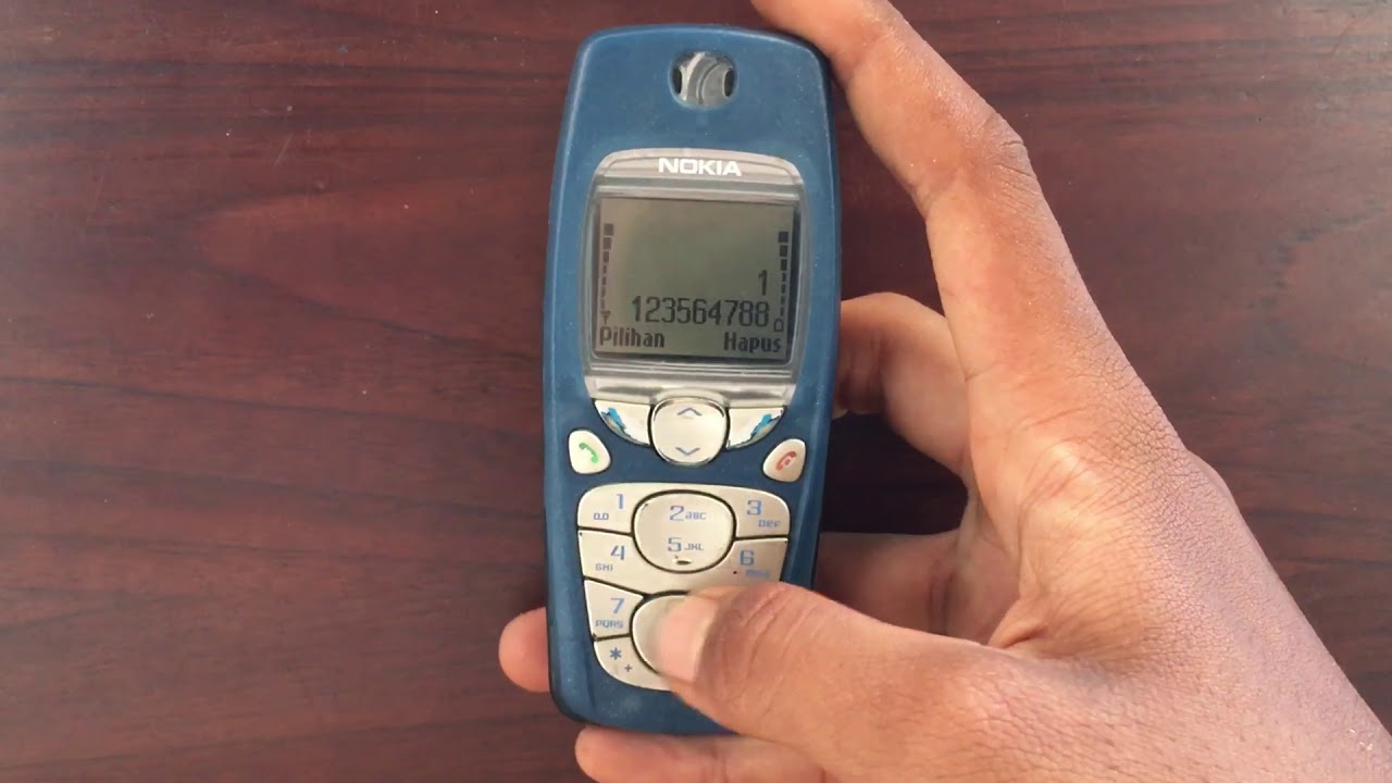 Nokia 3530 Biru Hp Jadul Klasik Antik Handphone Nostalgia - YouTube