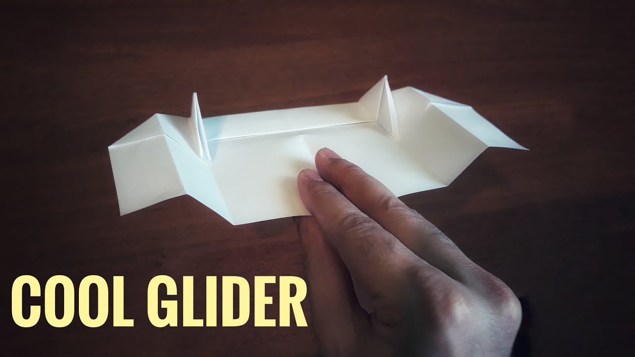 Cool Glider Paper Airplane - YouTube