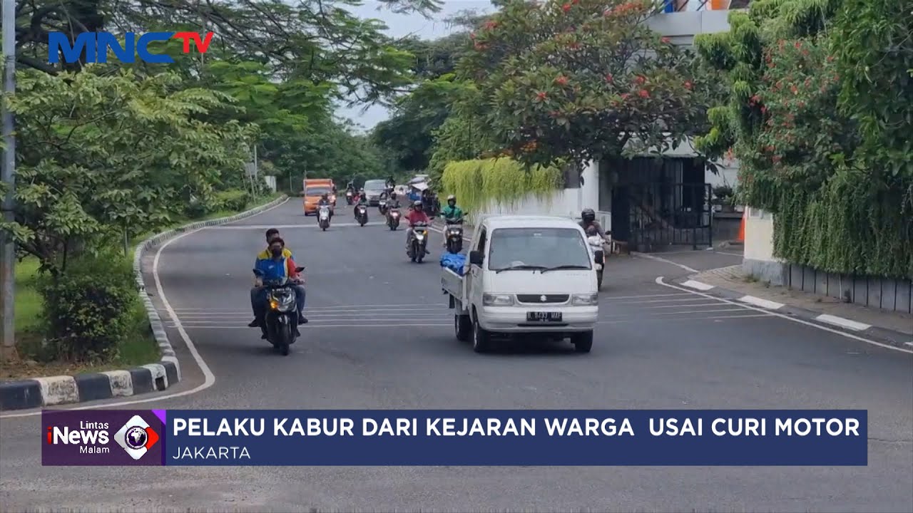 Tertangkap saat Kabur Bawa Motor Curian, Pelaku Curanmor Babak Belur ...