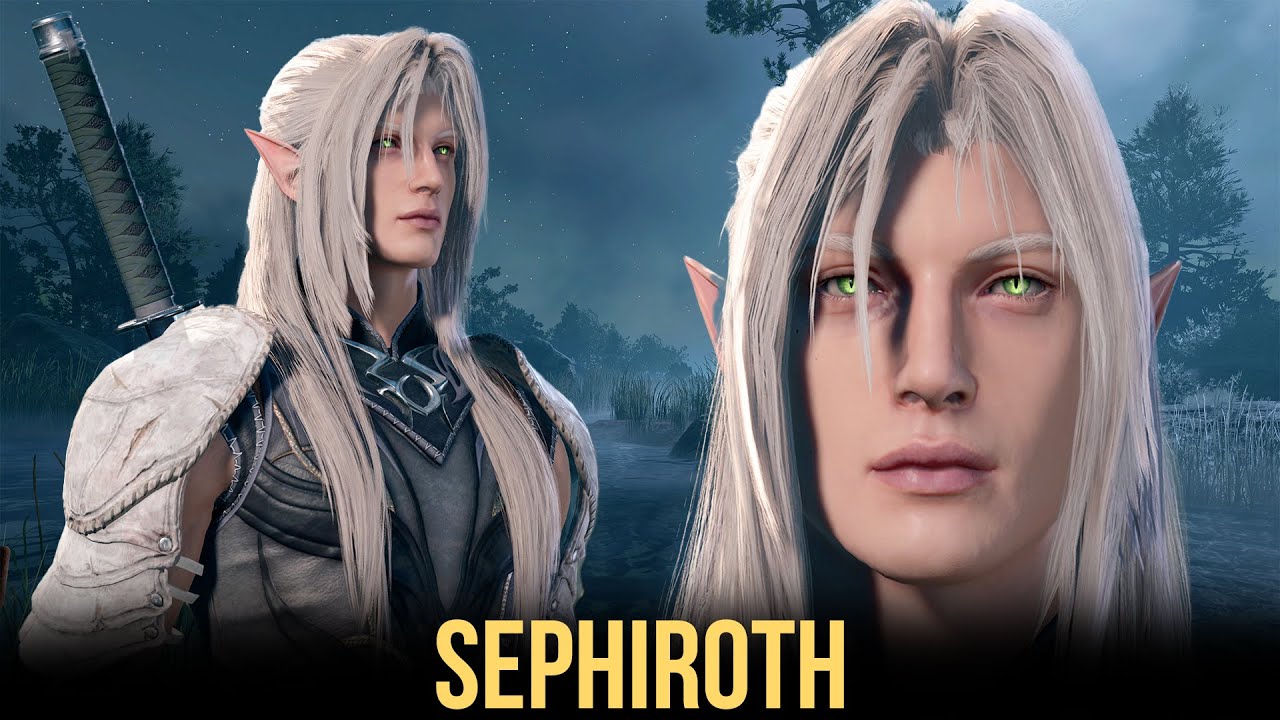 Baldur's Gate 3 Character Creation Guide - Sephiroth from Final Fantasy ...