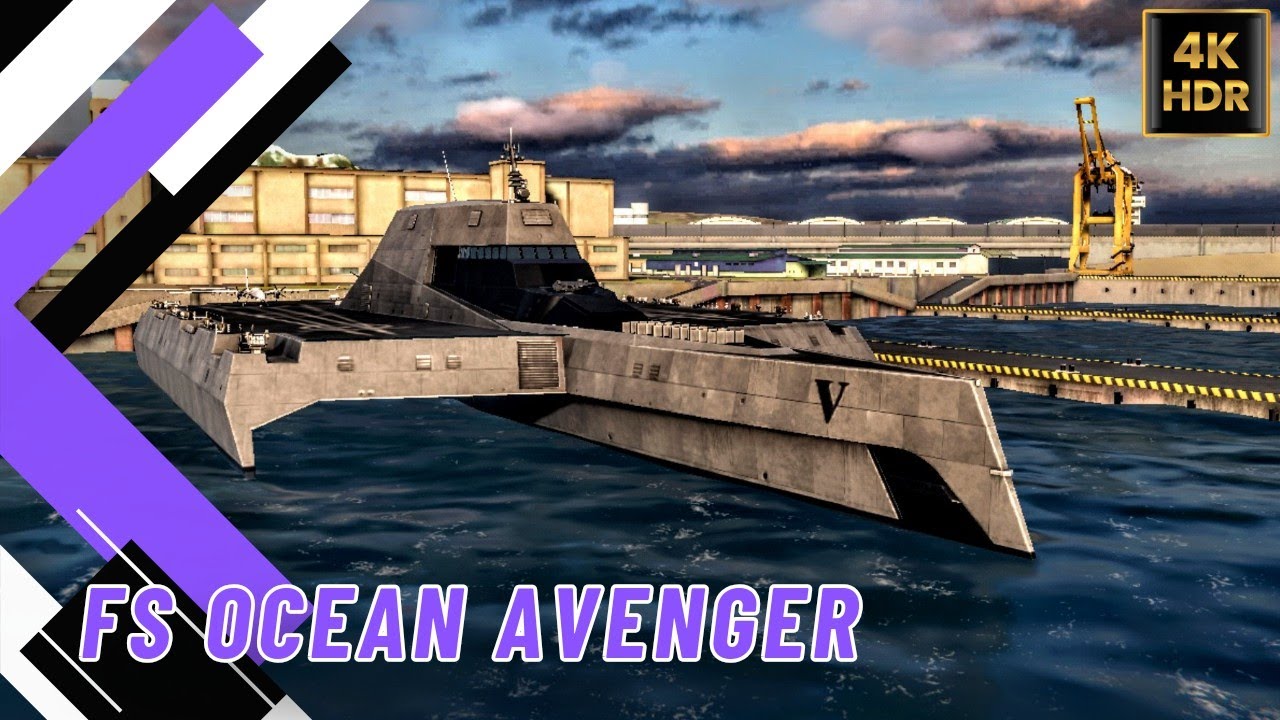 FS OCEAN AVENGER / STINGRAY X / BAYRAKTAR AKINCI: Modern Warships (4K ...