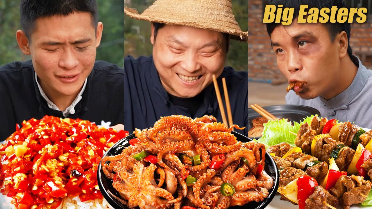 Food Blind Box: eat super spicy food | Big and Fast Eaters - YouTube