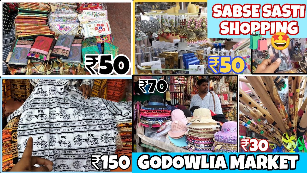 BANARAS KI CHEAPEST MARKET 🤩🛍️!! GODOWLIA VARANASI - YouTube