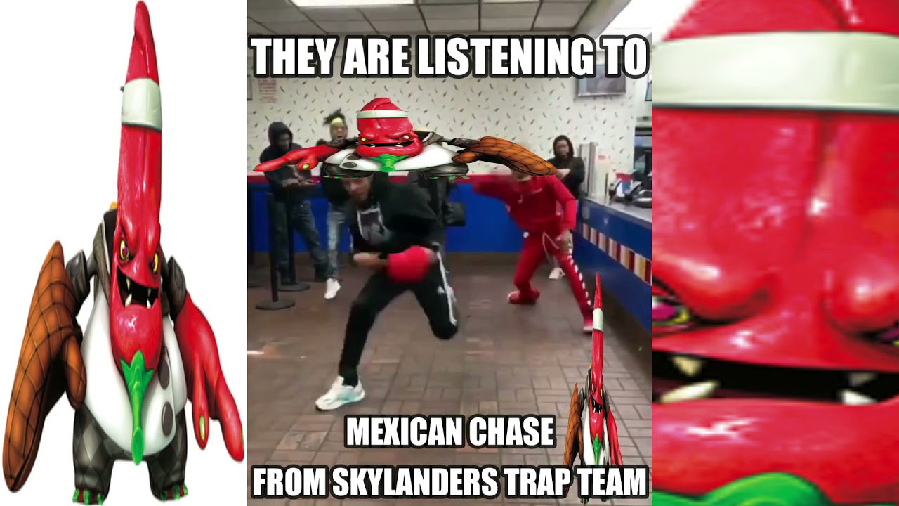 They are listening to Mexican Chase from Skylanders: Trap Team - YouTube