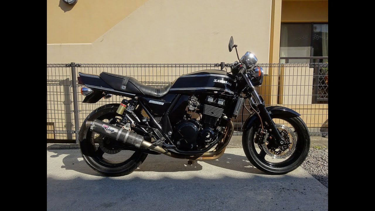 ZRX-2(ZR400E-350) エンジン始動 モリワキフルエキマフラー ZRX400 ネイキッド セパハン仕様 - YouTube